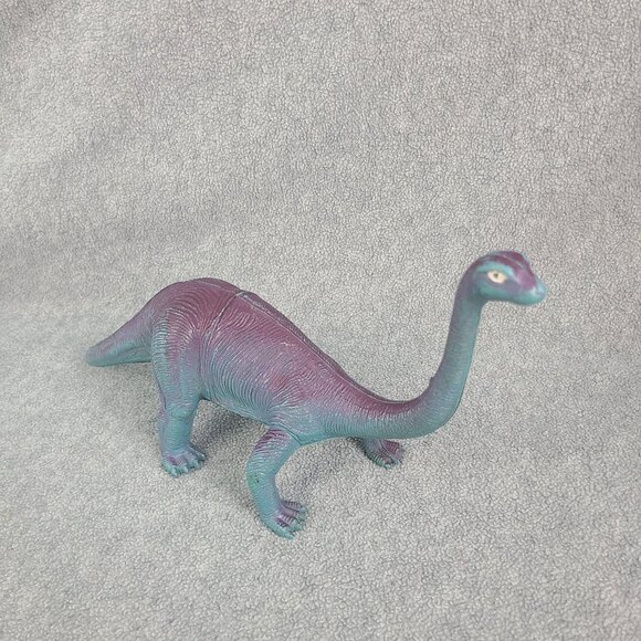 imperial | Toys | Imperial Brontosaurus Blue And Purple Plastic ...